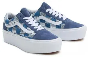 VANS Old Skool Stackform Sneakers - Blue/white