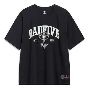 LI-NING Badfive Short Sleeve T-shirt 'black