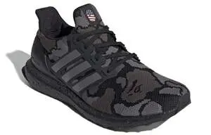 Adidas X Bape Ultraboost 4.0 Camo Sneakers - Black