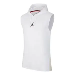 JORDAN Air Dri-fit Hooded Vest - White