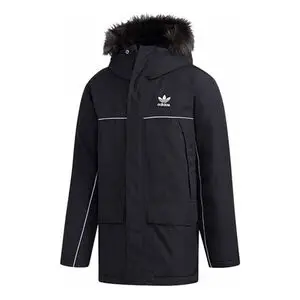 Adidas Originals Hooded Long Sleeve Down Jacket - Default Color