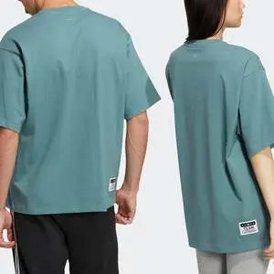Adidas Originals Mc Slogan T-shirt 'green - Green/multi-color