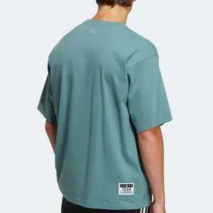 Adidas Originals Mc Slogan T-shirt 'green - Green/multi-color