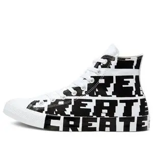 CONVERSE Chuck Taylor All Star High Top "create Future" Sneakers - White/black