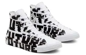 CONVERSE Chuck Taylor All Star High Top "create Future" Sneakers - White/black