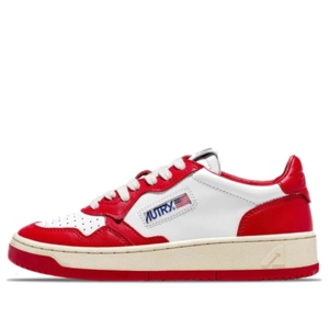 AUTRY Autry Medalist Low Leather Sneakers White/red