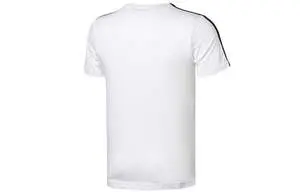 Adidas Neo Sw Tee 5 Reflective Black Printing Round Neck Short Sleeve - White