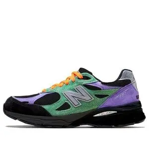 NEW BALANCE X Stray Rats 990v3 Made In Usa "the Joker" Sneakers - Black