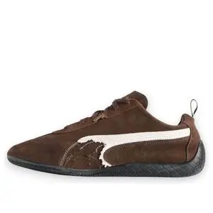 Balenciaga X Puma Speedcat Suede Sneakers - Brown/white