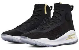 Under Armour Curry 4 "more Dimes" High Top Sneakers - Black