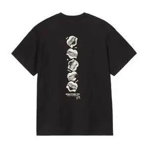 Carhartt Work In Progress Garble Short Sleeve T-shirt - Black