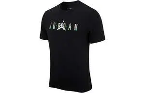 JORDAN Sport Dna Crew Neck Printed Short Sleeve - Black