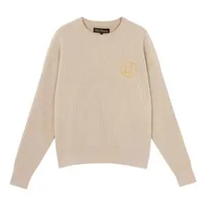Drew House Mascot Waffle Knit Sweater - Cream
