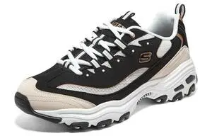 Sketchers Dlites 1.0 Sneakers - Black/white/brown