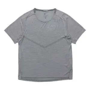Nike Dri-fit Adv Techknit Ultra Short Sleeve Top - Grey