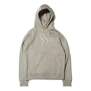 Nike Logo Embroidered Fleece Lined Hoodie - Multi-color