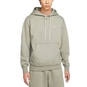 Nike Logo Embroidered Fleece Lined Hoodie