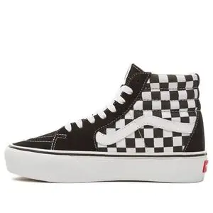 VANS Sk8-hi Platform 2.0 Checkerboard Sneakers - Black