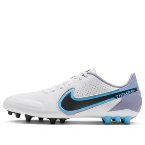 Nike Tiempo Legend 9 Academy Ag Soccer Cleats - White/black/blue