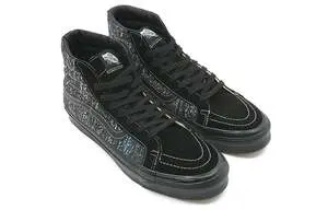 VANS Vault Og Sk8-hi Lx High Top Sneakers - Black/blue/white