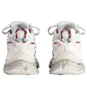 Balenciaga Runner Sneakers - White/brown/blue