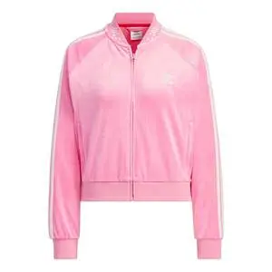 Adidas Originals Velour Sst Track Top - Pink