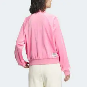 Adidas Originals Velour Sst Track Top - Pink