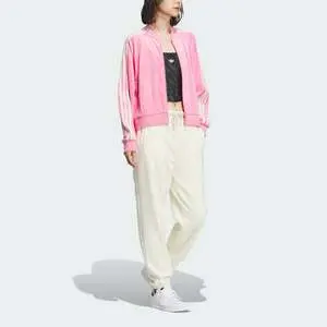 Adidas Originals Velour Sst Track Top - Pink