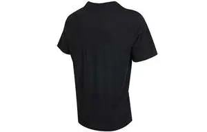Nike Cartoon Printing Cozy Round Neck Casual Short Sleeve Black T-shirt - Default Color