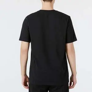 Nike Cartoon Printing Cozy Round Neck Casual Short Sleeve Black T-shirt - Default Color