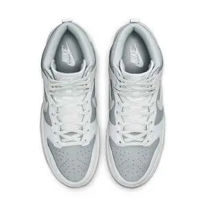 Nike Dunk High Top Sneakers - White/gray
