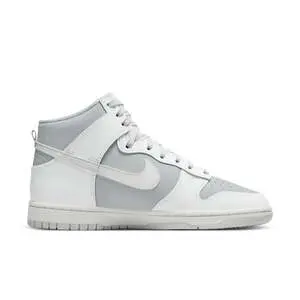 Nike Dunk High Top Sneakers - White/gray