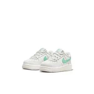 Nike Force 1 Low Top Sneakers - Summit White/emerald Rise