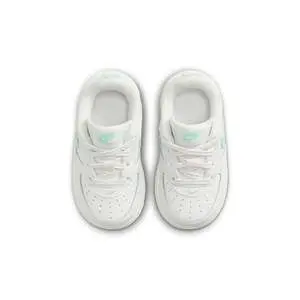 Nike Force 1 Low Top Sneakers - Summit White/emerald Rise