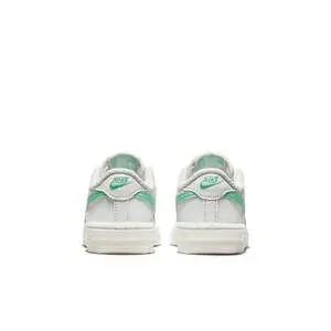 Nike Force 1 Low Top Sneakers - Summit White/emerald Rise