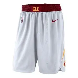 Nike Nba Cleveland Cavaliers Association Swingman Shorts - White/red