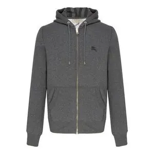 Burberry Cotton Logo Embroidery Zipper Jacket