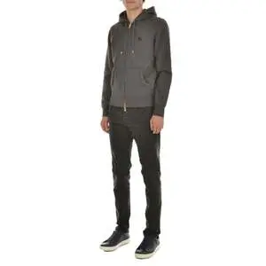 Burberry Cotton Logo Embroidery Zipper Jacket
