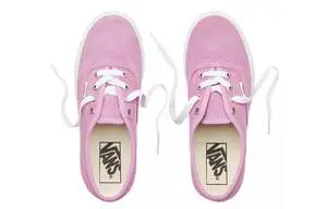 VANS Authentic Suede Sneakers - Pink/blue