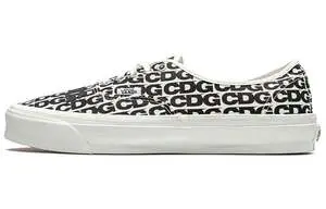 VANS Comme Des Garçons X Og Authentic Lx 'cdg Print' Sneakers - Black/white