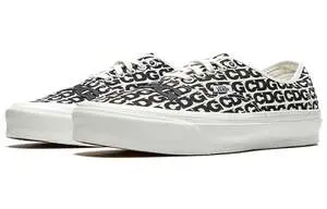 VANS Comme Des Garçons X Og Authentic Lx 'cdg Print' Sneakers - Black/white