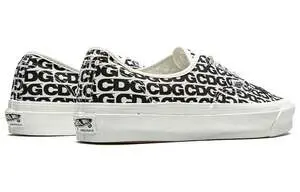 VANS Comme Des Garçons X Og Authentic Lx 'cdg Print' Sneakers - Black/white
