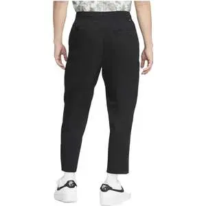 Nike Solid Color Casual Straight-leg Cropped Sweatpants