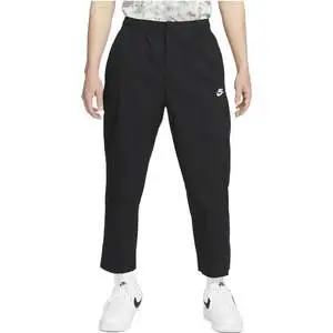 Nike Solid Color Casual Straight-leg Cropped Sweatpants