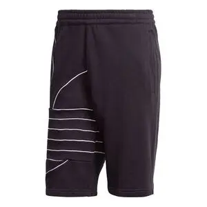 Adidas Originals Logo Print Sports Shorts - Black