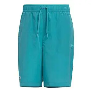 Adidas Originals Trefoil Logo Graphic Shorts - Blue