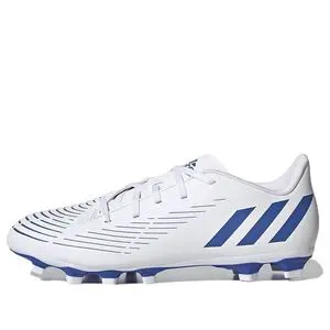 Adidas Predator Edge.4 Fg Football Boots - White/blue