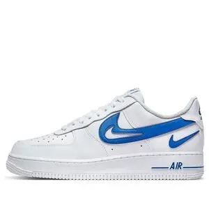 Nike Force 1 '07 "cut Out Swoosh Game Royal" Sneakers - White/blue