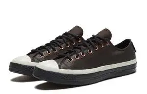 CONVERSE Chuck 70 Low Top Gore-tex Leather Sneakers - White/brown