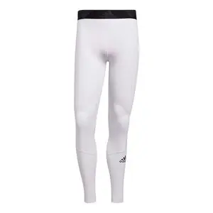 Adidas Adidastechfit Long Tights 'white - White/black